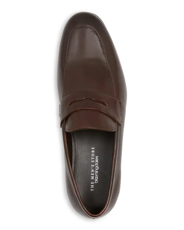 The Men\'s Store at Bloomingdale\'s Apron Toe Penny Loafers Men\'s 9 Brown The Men main image 4