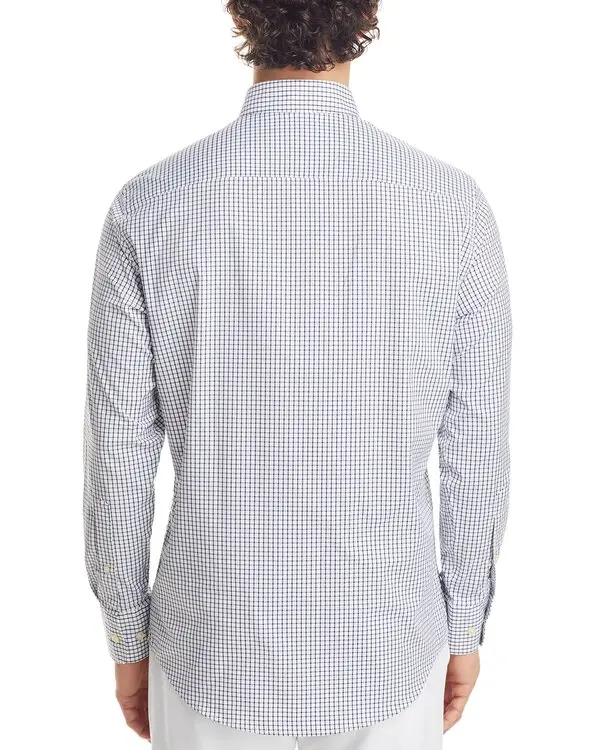 Peter Millar Hanford Performance Twill Button Down Shirt - Navy