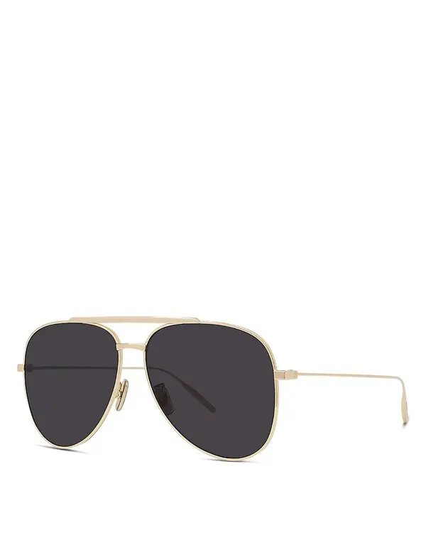 Givenchy Gvspeed Pilot Sunglasses 59mm - Gold/gray Solid