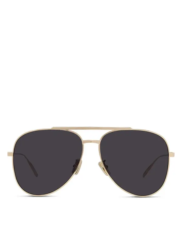 Givenchy Gvspeed Pilot Sunglasses 59mm - Gold/gray Solid