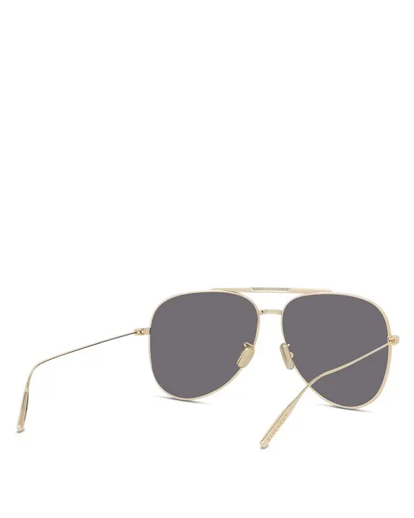 Givenchy Gvspeed Pilot Sunglasses 59mm - Gold/gray Solid