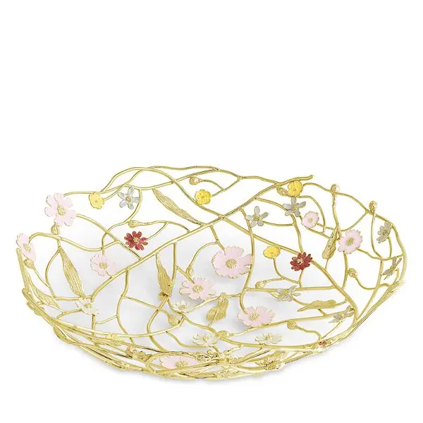 Michael Aram Wildflowers Basket - Gold