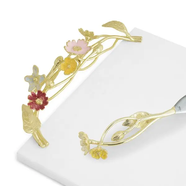 Michael Aram Wildflowers Cheeseboard With Knife