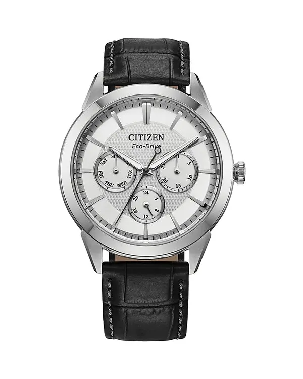 Citizen Classic Rolan 40mm Strap Watch - Silver/black