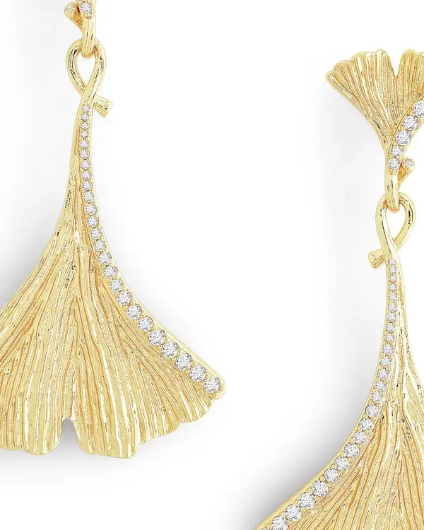ANABEL ARAM Gingko Drop Earrings