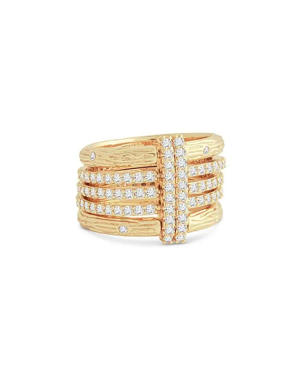 ANABEL ARAM Enchanted Forest Multi Stack Ring - Gold
