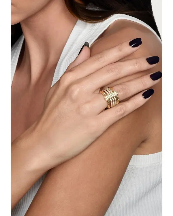 ANABEL ARAM Enchanted Forest Multi Stack Ring