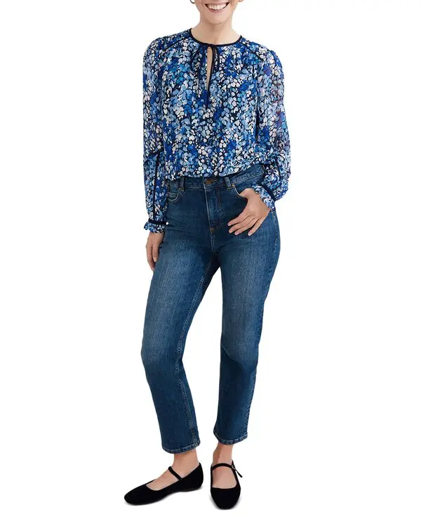 HOBBS LONDON Sasha Tie Neck Top