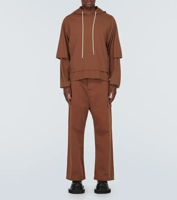 Rick Owens Lido Cotton Cargo Pants