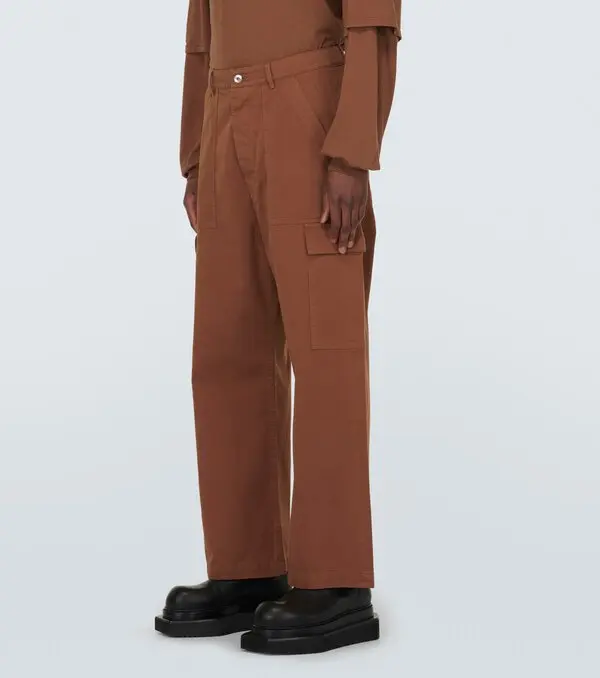 Rick Owens Lido Cotton Cargo Pants