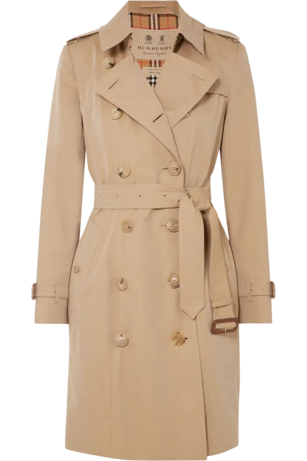 Burberry Chelsea Organic Cotton-gabardine Trench Coat - Neutrals