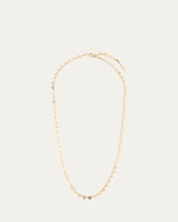 Lana Jewelry 14k Heart Chain Necklace - Gold