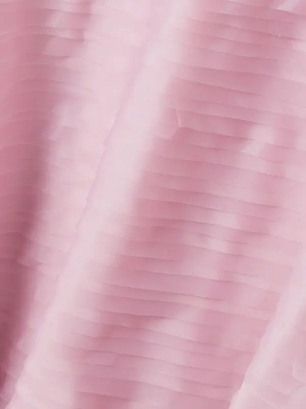 Aje Soundscape Strapless Layered Chiffon Gown