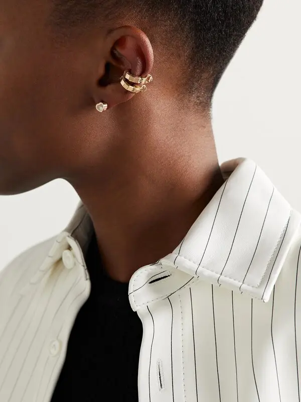 Chopard Ice Cube 18-karat Single Clip Earring