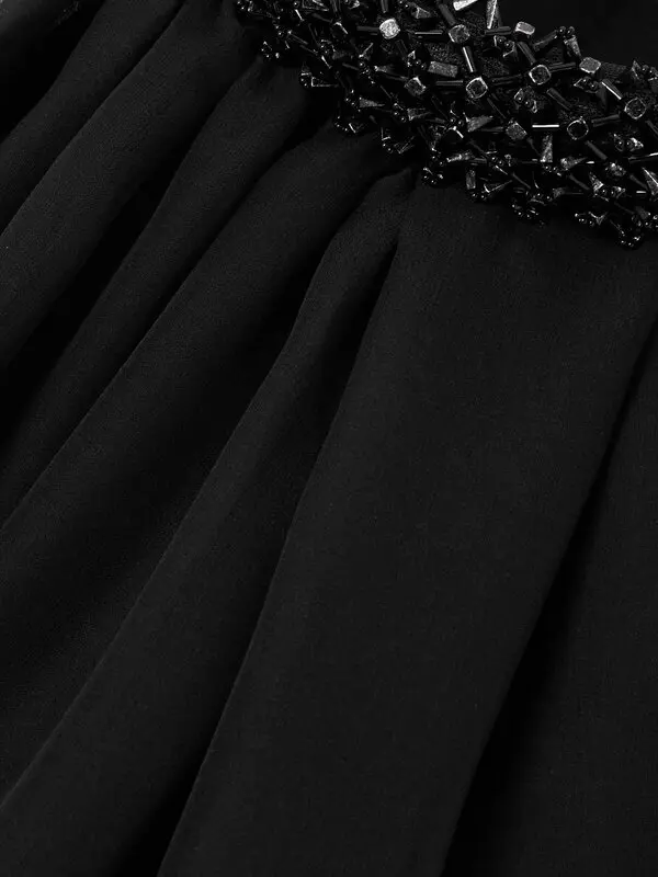 TOM FORD Embellished Silk-chiffon Gown