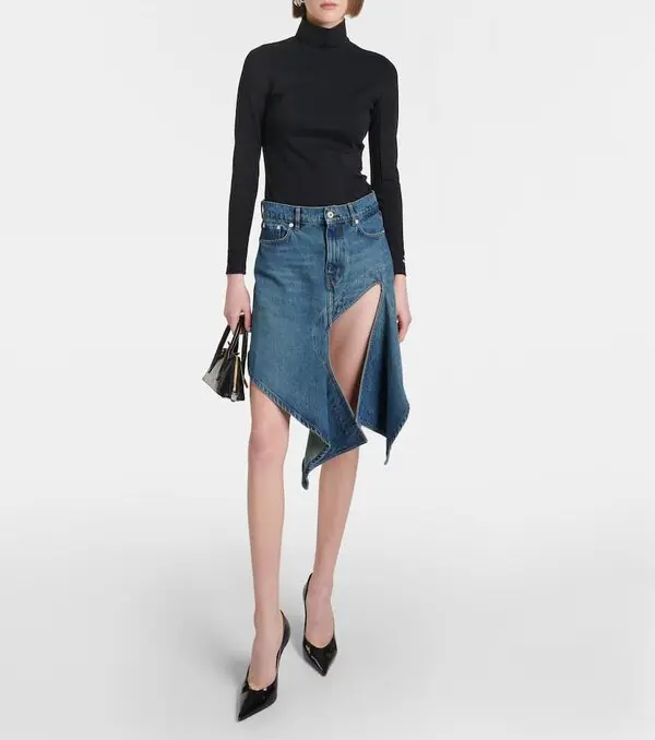Y/project Evergreen Denim Miniskirt