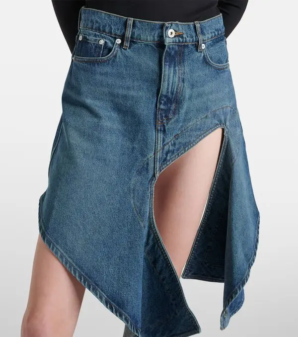 Y/project Evergreen Denim Miniskirt