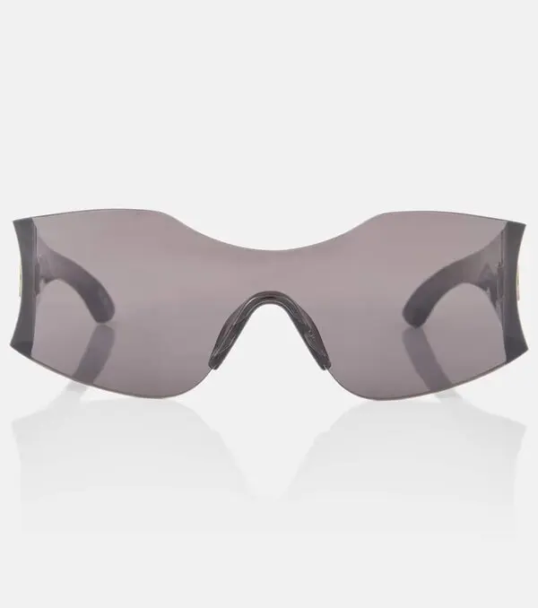 Balenciaga Hourglass Mask Sunglasses - Grey