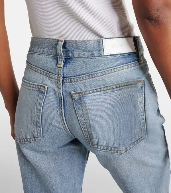 RE/DONE Easy Mid-rise Straight Jeans
