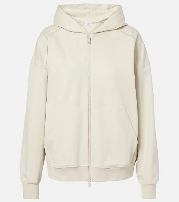 Brunello Cucinelli Cotton Cardigan - Beige