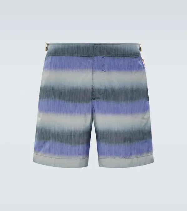 Orlebar Brown Printed Swim Trunks - Blue
