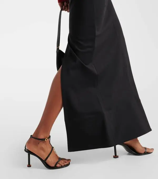 Jacquemus La Jupe Escala Knitted Maxi Skirt