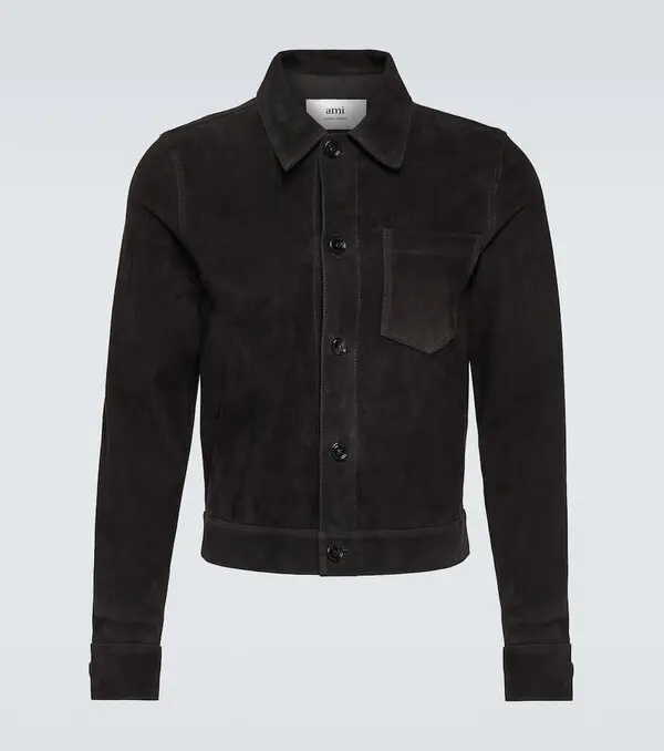 AMI Paris Suede Overshirt