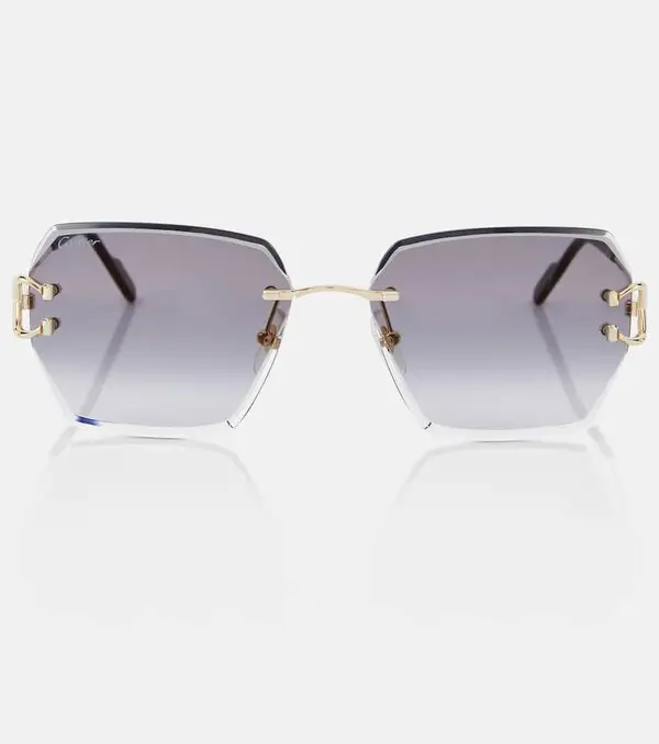 CARTIER Signature C De Sunglasses - Gold