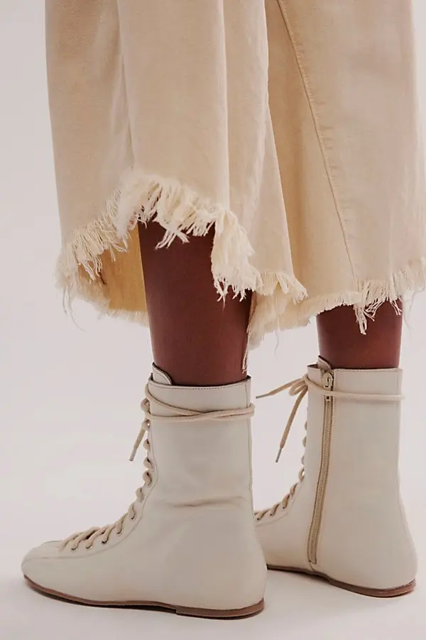 Free People Boxing Day Lace-up Boots