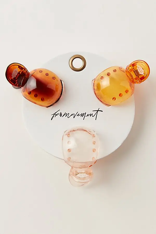 NWT Free People FP Movement Fast Ball Mini Hair Claw Clips Mini Rectangle Claw Clips – GIMME Beauty main image 3