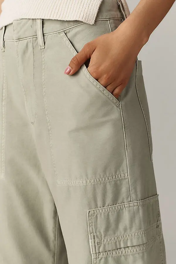 Citizens Of Humanity Marcelle Cargo Barrel Pants - Matcha