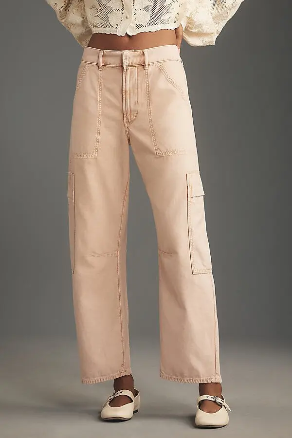 Citizens Of Humanity Marcelle Cargo Barrel Pants - Roselle