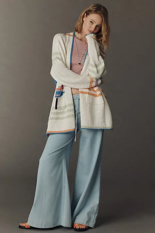 Maeve Open Front Cardigan Sweater