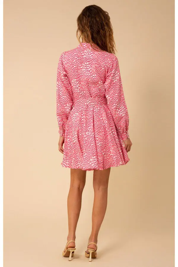 Hale Bob Alaina Belted Linen Mini Dress
