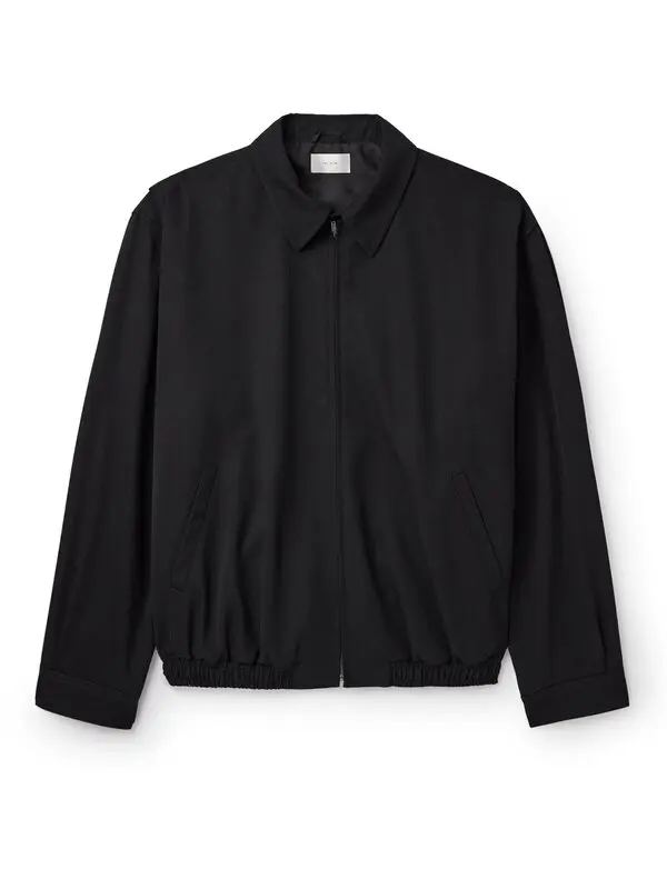 THE ROW Ronan Wool-gabardine Bomber Jacket