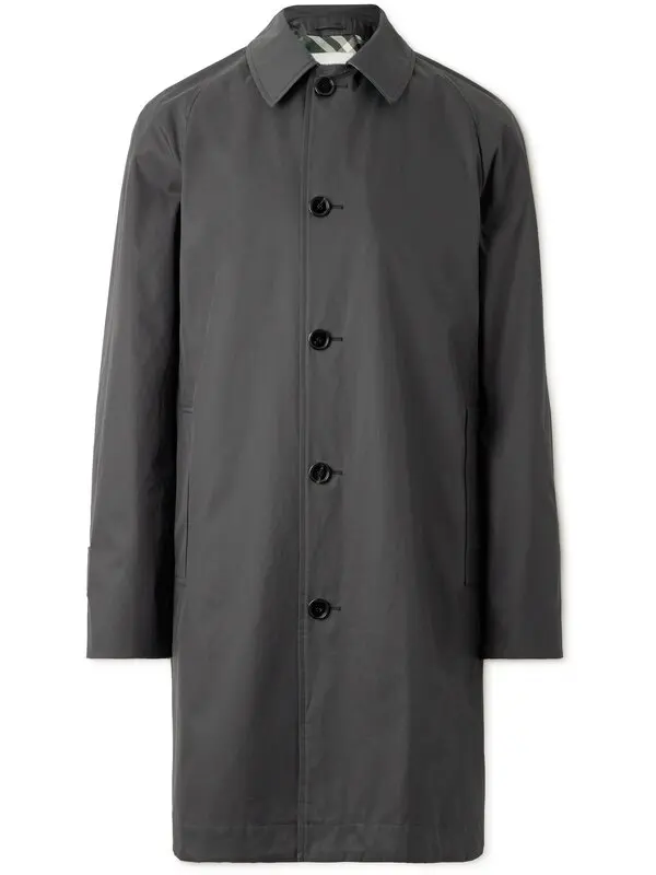 Burberry Oversized Cotton-gabardine Car Coat
