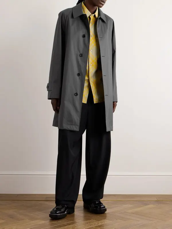 Burberry Oversized Cotton-gabardine Car Coat