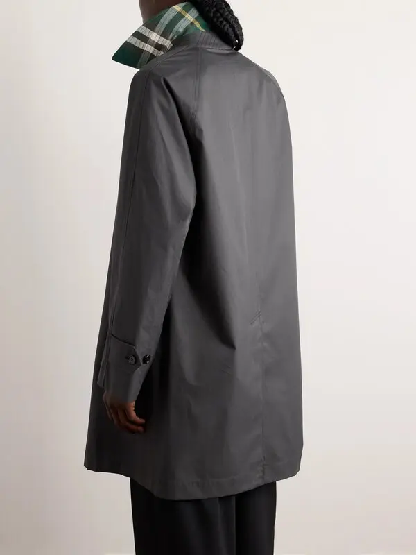 Burberry Oversized Cotton-gabardine Car Coat