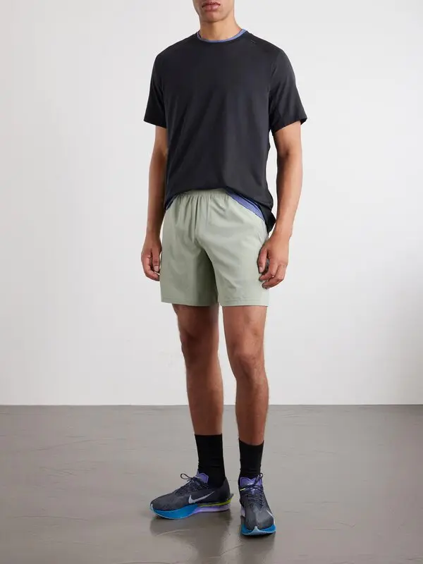 Lululemon License To Train Stretch Recycled-mesh T-shirt