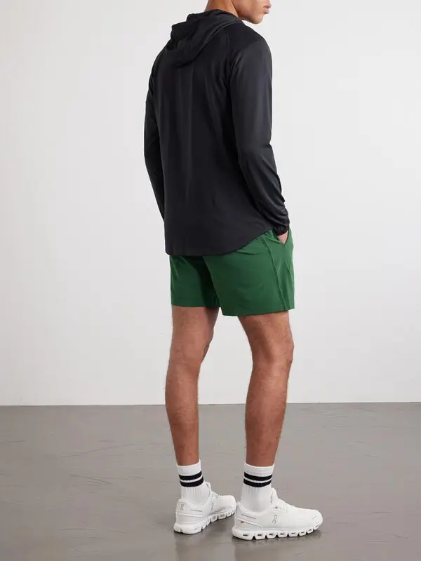 Lululemon License To Train Stretch Recycled-jersey Hoodie