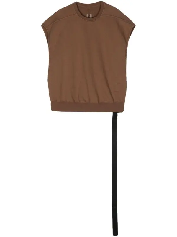 Rick Owens Organic Cotton Vest - Brown