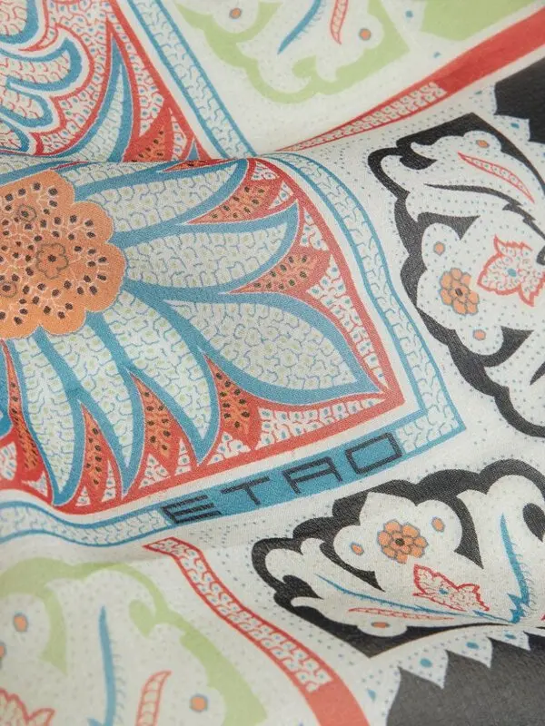 Etro Paisley-print Silk Scarf