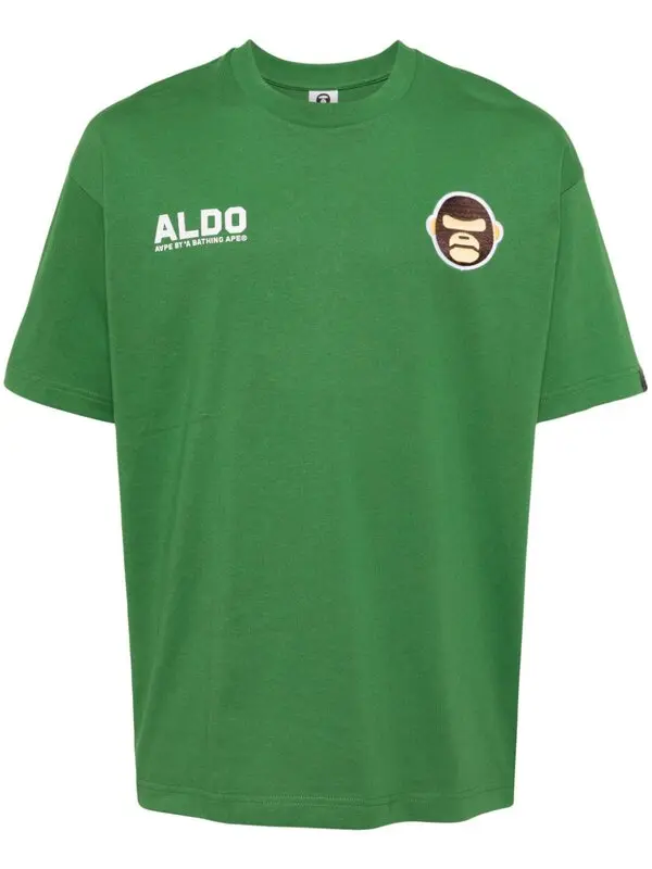 AAPE BY *A BATHING APE Ape Head Logo-appliqué T-shirt