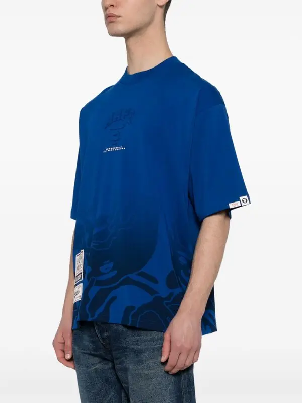 AAPE BY *A BATHING APE Moonface Embossed T-shirt