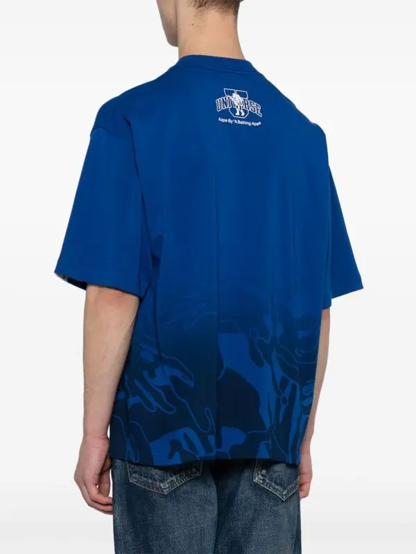 AAPE BY *A BATHING APE Moonface Embossed T-shirt