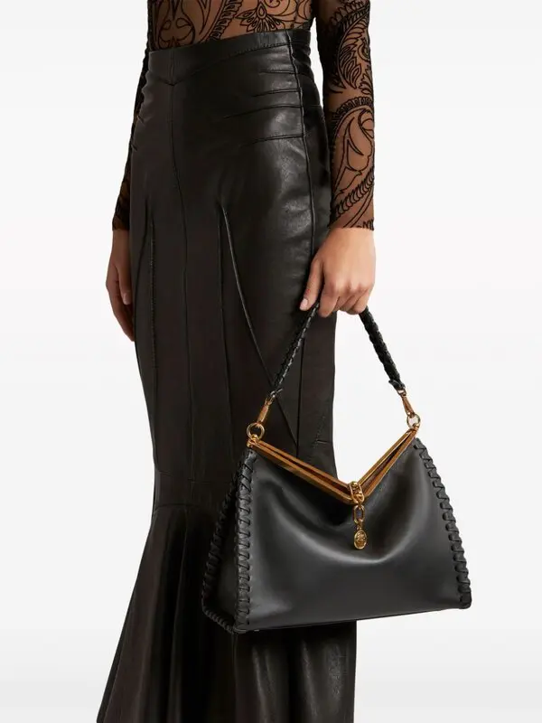 Etro Vela Leather Shoulder Bag