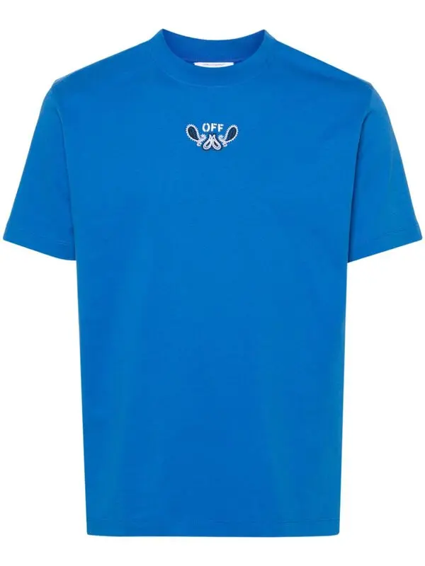 Off-White Bandana Arrows-print T-shirt - Blue