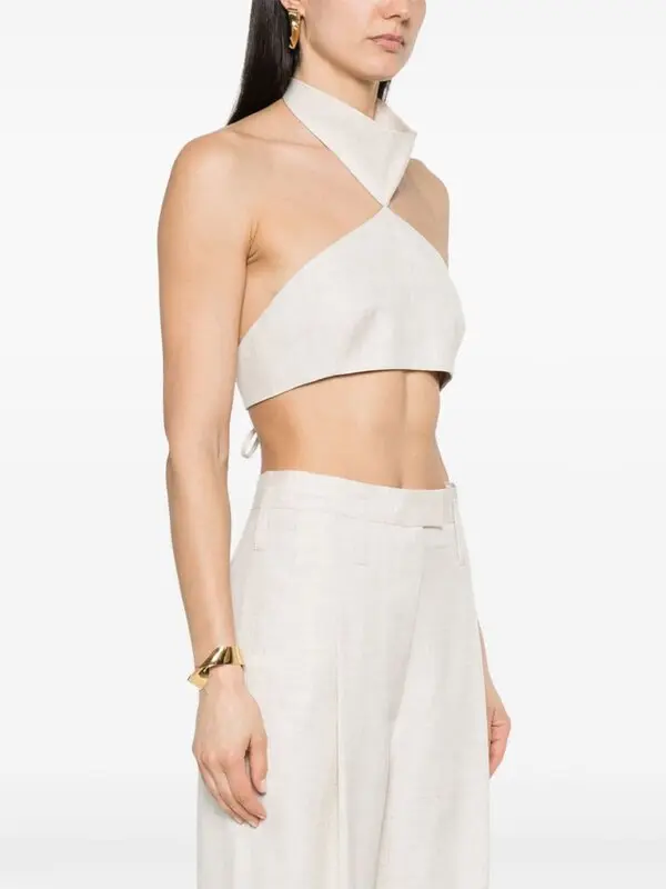 Philosophy Di Lorenzo Serafini Halterneck Crop Top
