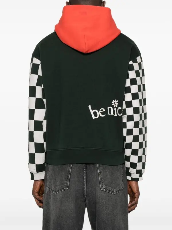 ERL Venice-print Colour-block Hoodie