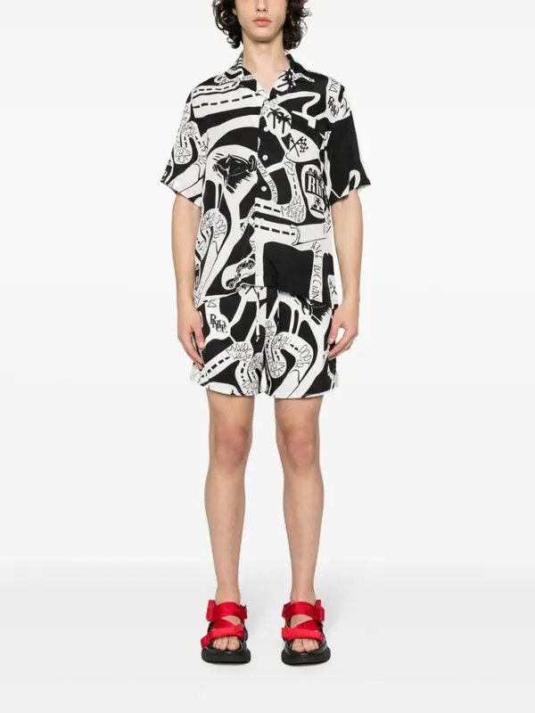 Rhude Strada Silk Shorts
